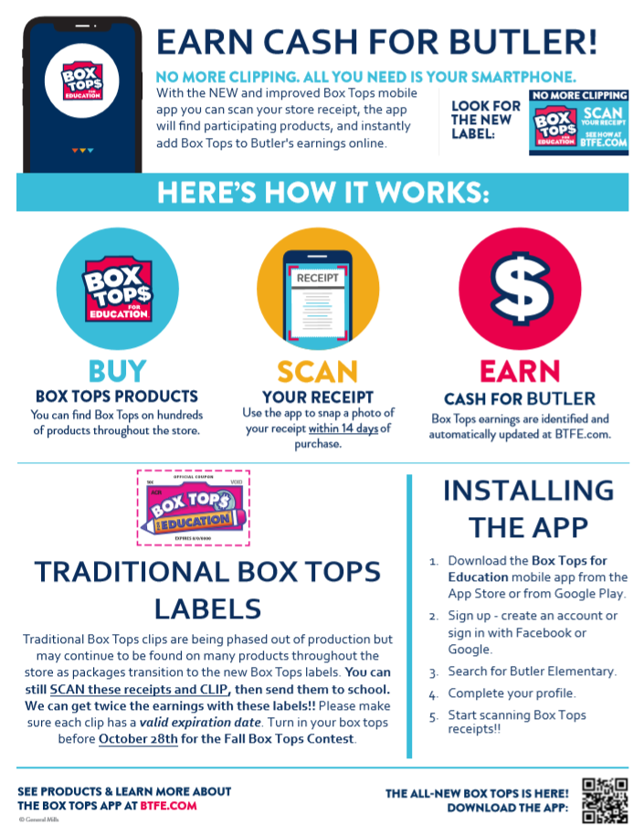 Box Tops Contest is ON! – Butler Elementary PTA